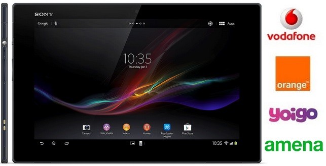 Precios Sony Xperia Tablet Z con Amena y comparativa con Vodafone ...